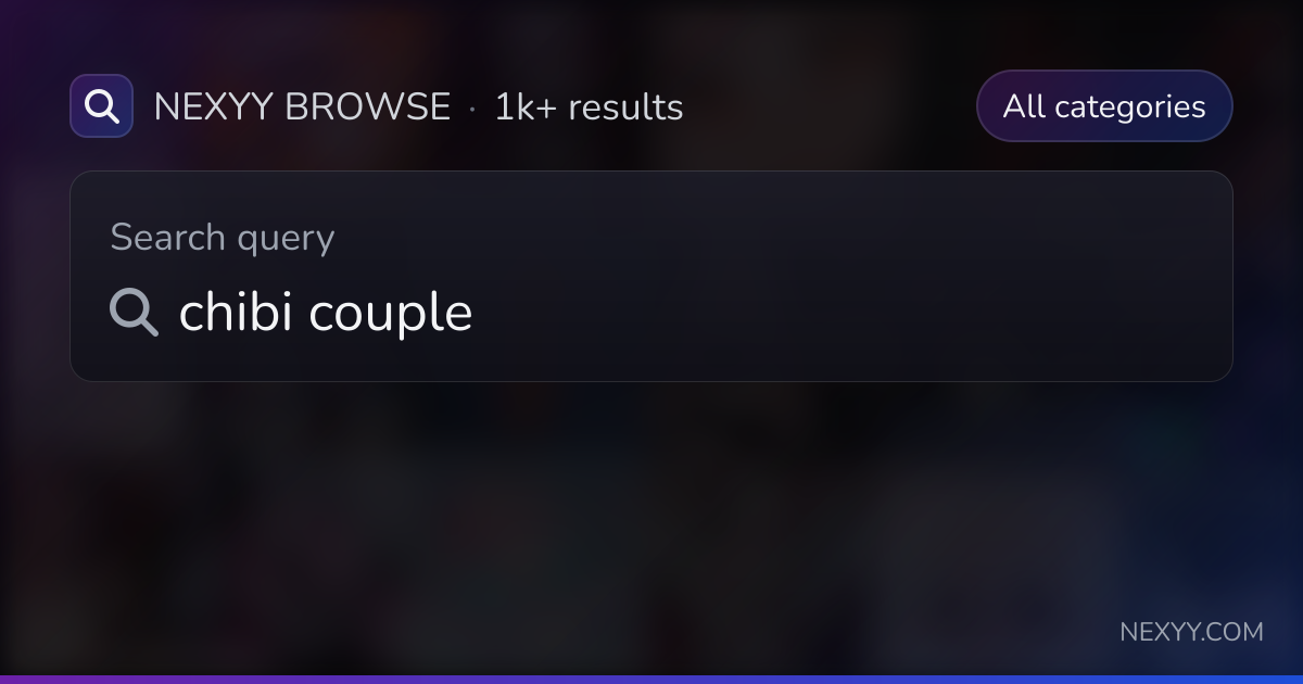 Browse 'chibi couple' in Avatars, Worlds, Assets and more - Nexyy