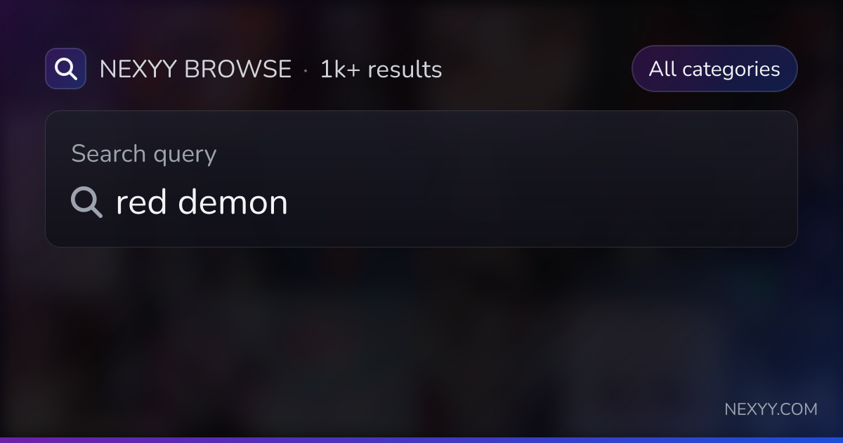 Browse 'red demon' in Avatars, Worlds, Assets and more - Nexyy